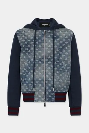 Dsquared2 Monogram Zipped Cardigan