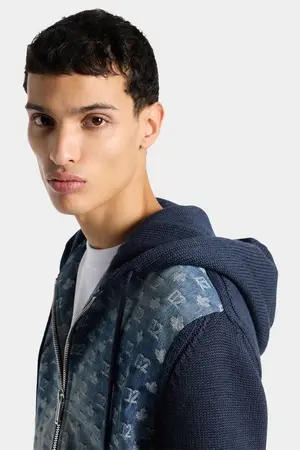 Dsquared2 Monogram Zipped Cardigan