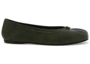 MAISON MARGIELA Tabi Ballerina New Flats - Green