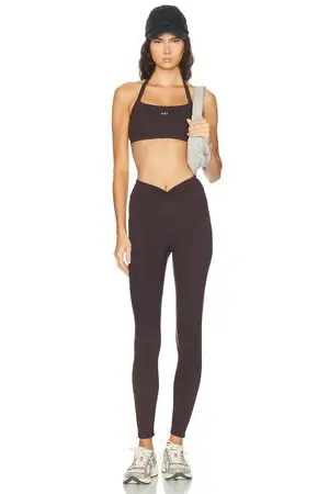 437 The Halter Bra In Chocolate - Espresso