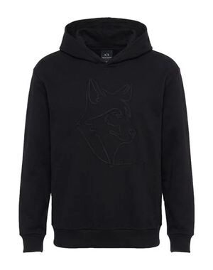 Armani Exchange Sweatshirt Size Cotton, Elastane - Black