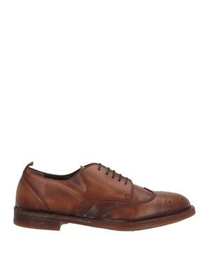 Moma Tan Calfskin Lace-up Brogues - Brown