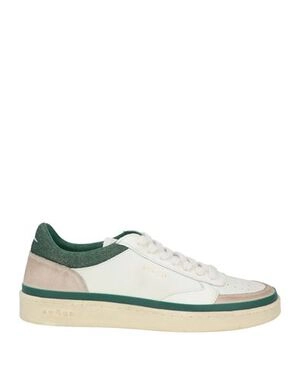 GHOUD VENICE Leather Lace-up Sneakers - Cream