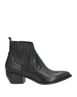 DINO DRAGHI Ankle Boots Size Leather - Black
