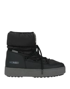 Moon Boot Ankle Boots Size Textile Fibers - Black