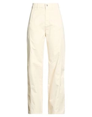DEPARTMENT 5 Pants Cream Size Cotton - White