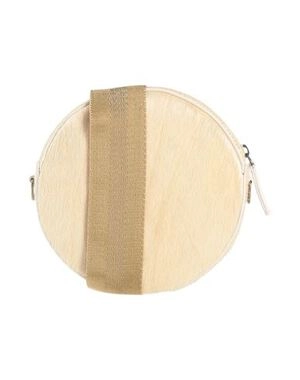 UMA WANG Woman Cross-body Bag Black Size - Cow Leather Beige