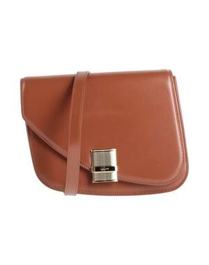 FERRAGAMO FERRAGAMO Leather Cross Body Bag Tan