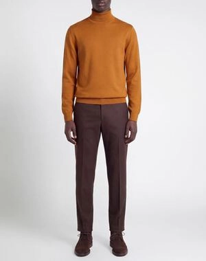 GRAN SASSO Turtleneck Size Virgin Wool - Mandarin