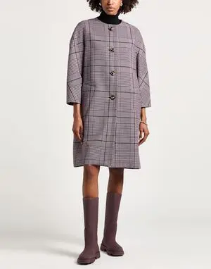 Marni Single-breasted Glen Plaid Wool Coat