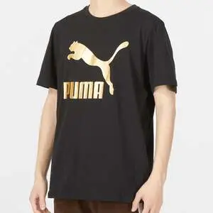 PUMA Classics Metallic Logo T-shirt
