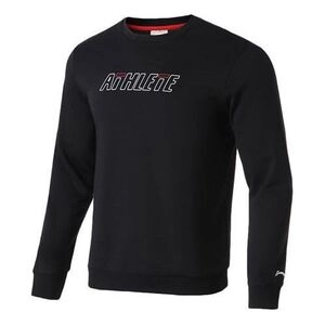 LI-NING Athlete Logo Fleece Sweatshirt - Black
