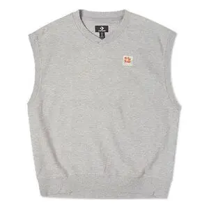 CONVERSE Double Twill Knit Vest - Grey