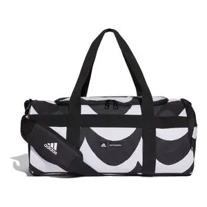 Adidas Small Duffel Bag With Marimekko Laine Allover Print - White/black