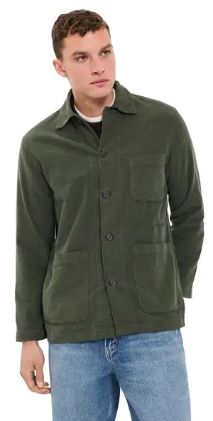 Universal Works Bakers Fine Cord Jacket - Olive