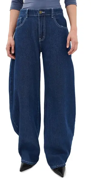 Lioness Horseshoe Jeans - Blue Denim