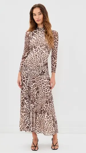 Bardot Lea Printed Mesh Dress