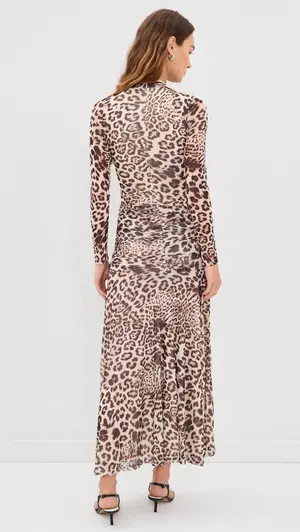 Bardot Lea Printed Mesh Dress