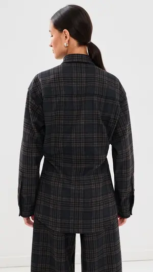 DARKPARK Anne Tartan Tailored Button Down Shirt