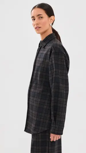 DARKPARK Anne Tartan Tailored Button Down Shirt