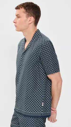 Orlebar Brown Maitan Tessoro Collared Shirt