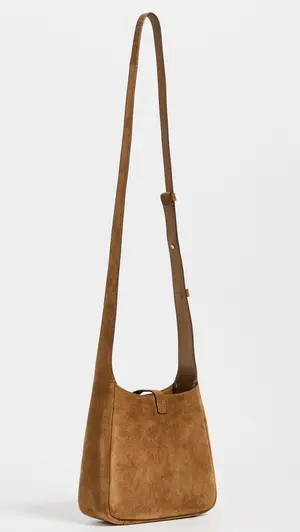 Tory Burch Miller Suede Swing Bag - Toffee