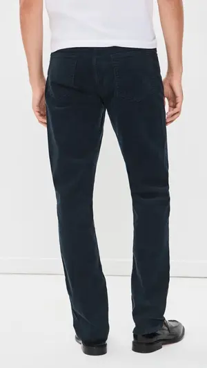 FRAME Modern Straight Corduroy Pants - Dark Navy