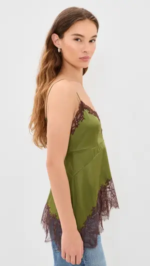 Staud Lina Silk Top