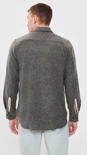 Universal Works Dam Marl Knit Overshirt