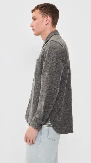 Universal Works Dam Marl Knit Overshirt