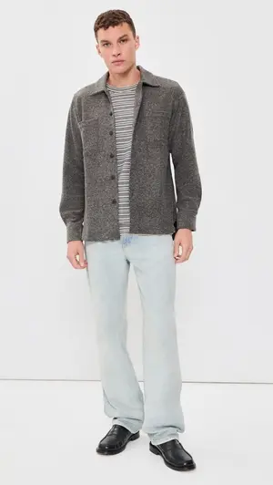 Universal Works Dam Marl Knit Overshirt