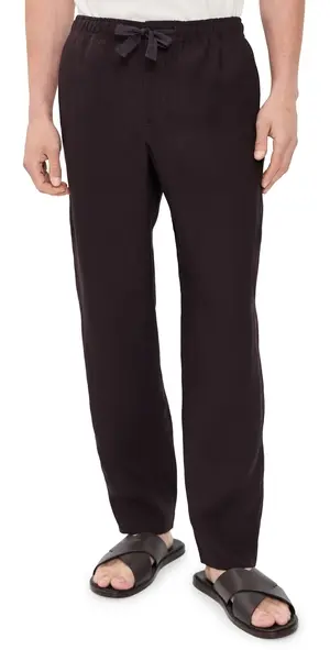 Orlebar Brown Alex Linen Pants - Espresso