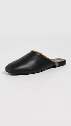 Beek Bird Shearling Mules