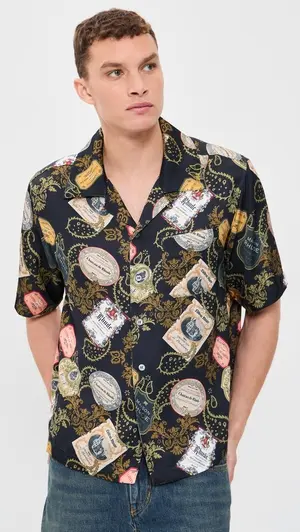 Rhude Vin Bandana Button-up Shirt