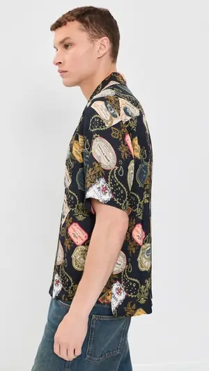 Rhude Vin Bandana Button-up Shirt