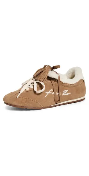 Farm Rio Sherpa Sneakerinas - Sand