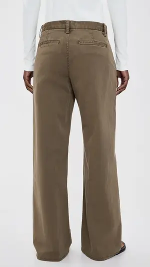 Good American Low Slung Baggy Trousers