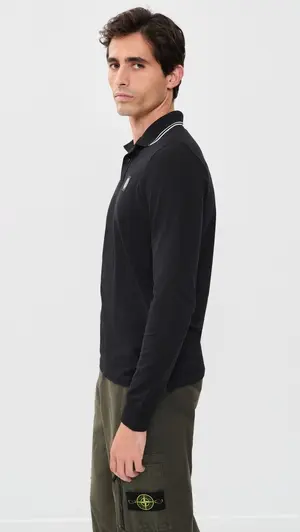 Stone Island Long Sleeve Polo