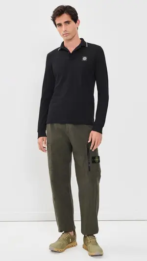 Stone Island Long Sleeve Polo