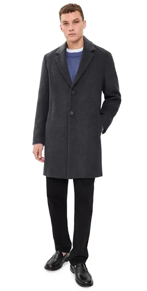 Vince Classic Coat - H Charcoal