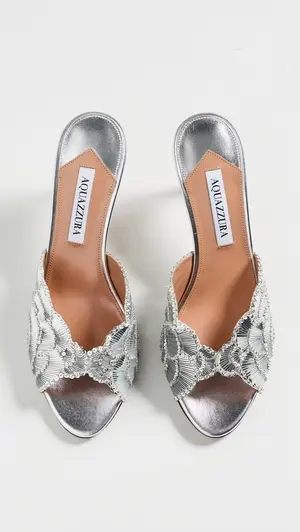 AQUAZZURA Ce Soir Mules 75mm