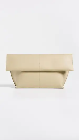 FREJA NEW YORK Seamed Fold-over Clutch