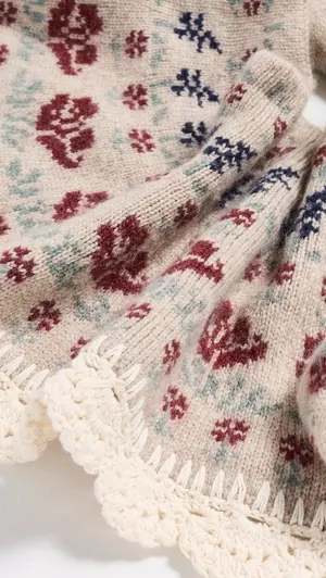Sea Preston Fair Isle Knit Collar