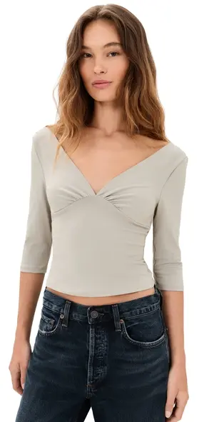 Lioness Canyon Top - Light Grey