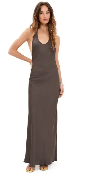 Lioness Bare Maxi Dress - Mocca