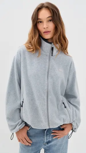 Sandy Liang Fleece Zip-up Jacket
