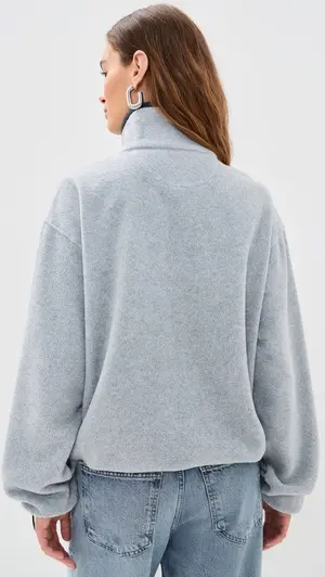 Sandy Liang Fleece Zip-up Jacket