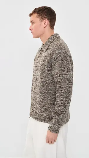 Universal Works Lambswool Zip Cardigan