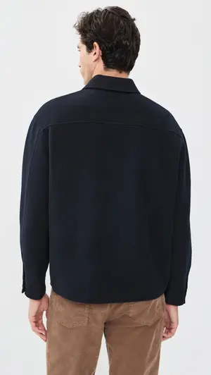 FRAME Double Face Wool Zip Shirt Jacket