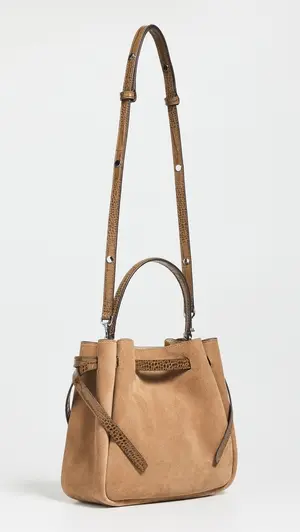 Tory Burch Romy Suede Bucket Bag